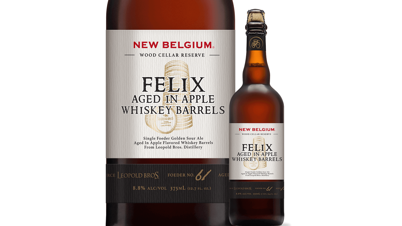 Felix Aged in Apple Whiskey Barrels Wood Cellar Reserve | New Belgium ...