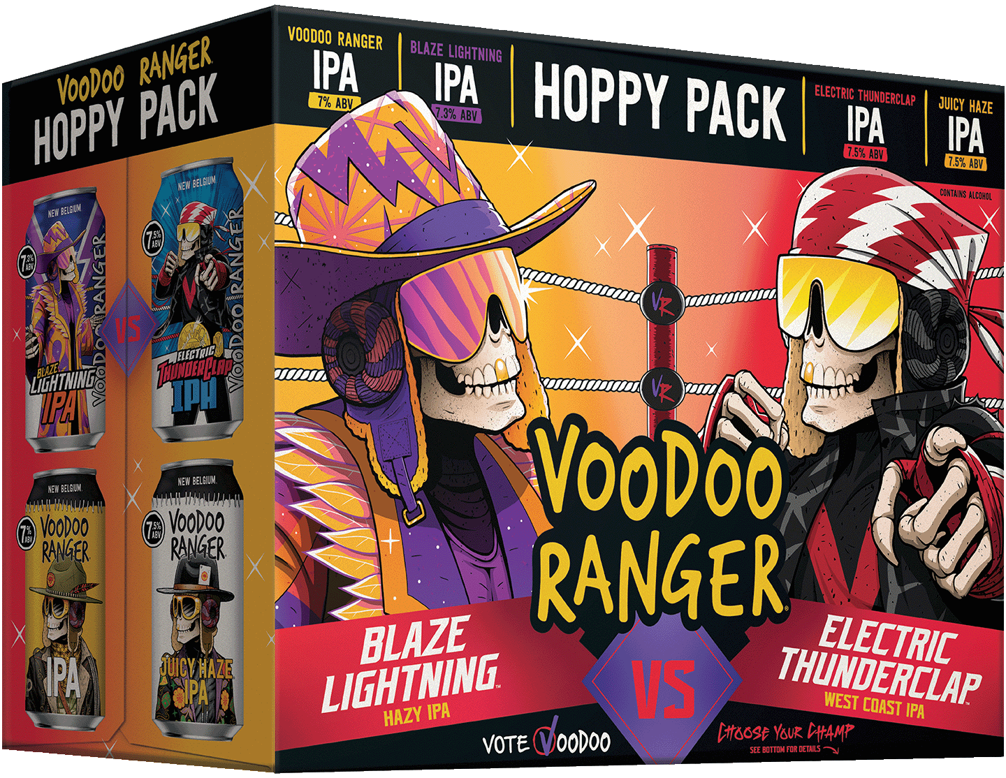 Voodoo Ranger Hoppy Variety Pack | New Belgium Brewing